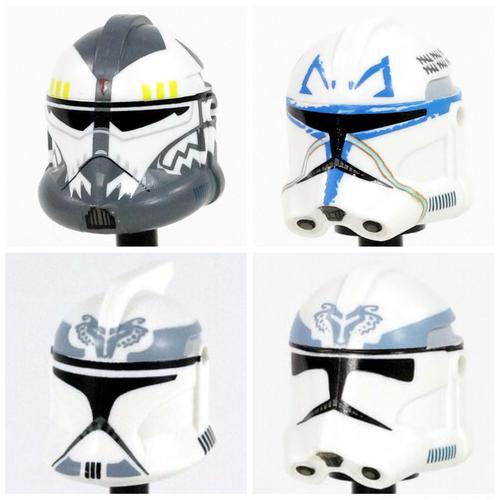 Jual Lego Star Wars Clone Army Customs Helmet Commander Wolffe Captain ...