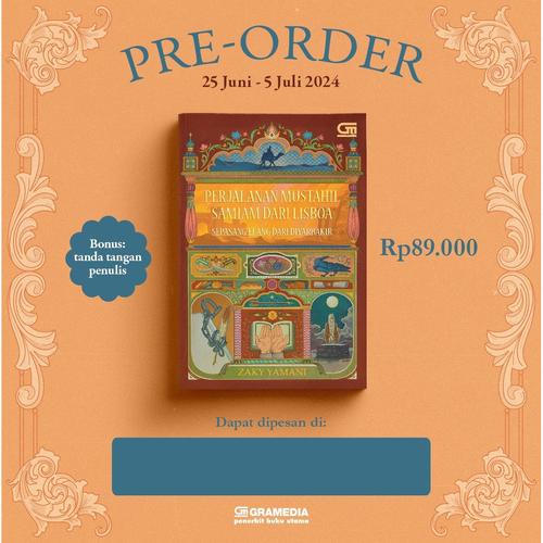 Promo Buku Perjalanan Mustahil Samiam dari Lisboa: Sepasang Elang dari ... Promo Buku Perjalanan Mustahil Samiam dari Lisboa: Sepasang Elang dari ...