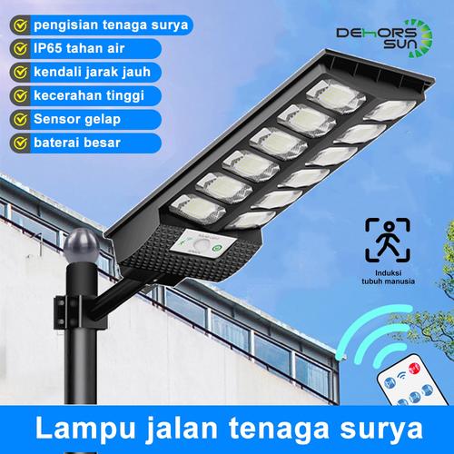Jual Lampu Surya Solar Light LED 1200W Solar Sensor Street Cell Lights ...
