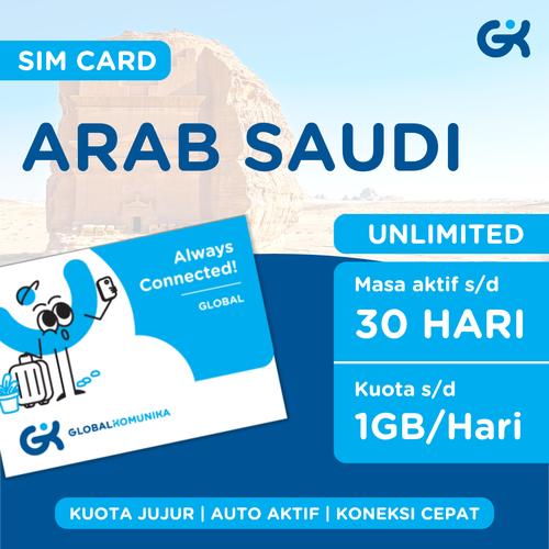Jual Simcard Arab Saudi | Unlimited Data | Sim Card Umroh - 15 hari ...