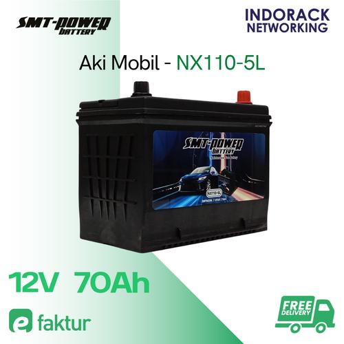 Jual SAMOTO Battery Aki Mobil NX110-5L 12 Volt 70AH SMT Power Baterai Kering Mobil Maintenance ...