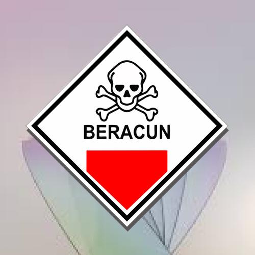 Jual Stiker limbah b3 logo limbah berbahaya waterproof - beracun, 10x10 ...