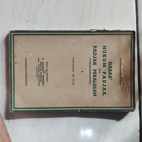 Jual dasar dasar hukum padjak dan padjak peralihan 1954 - Kab. Sleman ...