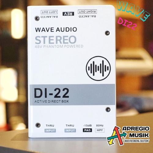 Jual Wave DI22 / DI-22 DI 22 active direct box stereo - Kota Surabaya ...