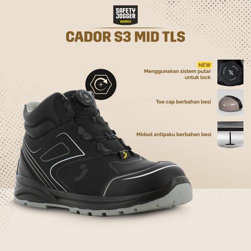 Promo Sepatu Safety Jogger Cador S3 Mid TLS Model Sporty, Anti Paku ...
