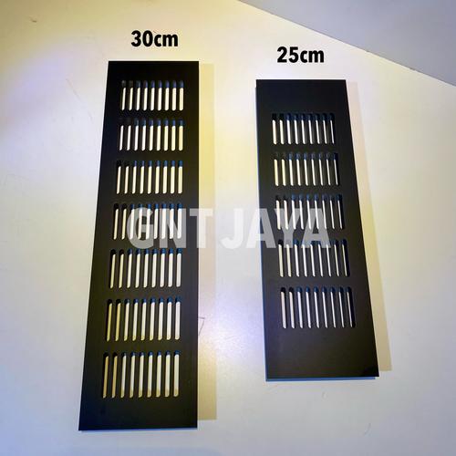 Jual Lubang hawa HUBEN Alumunium 8cm lemari udara ventilasi kotak persegi hitam 25 30 cm - 8 x ...