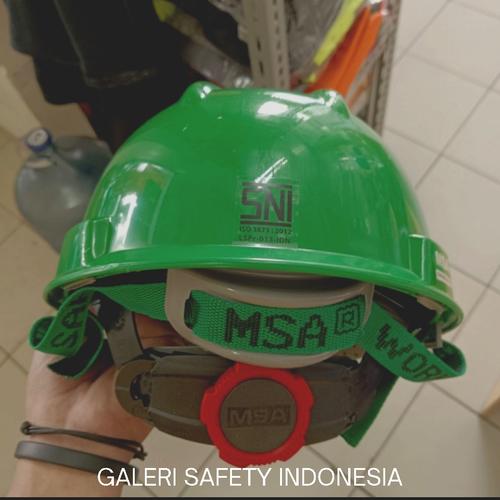 Jual HELM SAFETY MSA FULL SET/ helm kerja proyek warna lengkap wiht ...