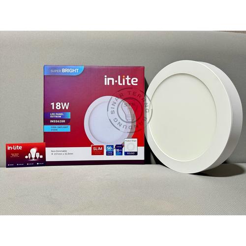 Jual LAMPU DOWNLIGHT PLAFON LED INLITE OUTBOW 18W 18 WATT BULAT ...