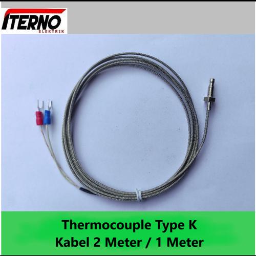Jual Thermocouple Thermokopel Type K M6 Kabel 1M 2M - 1 Meter - Kota ...