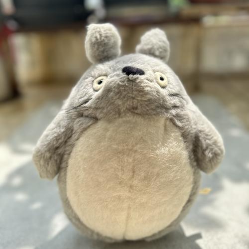 Jual boneka totoro abu muda bulu halus besar original sun arrow studio ...