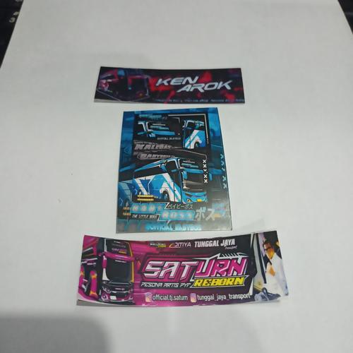 Jual Sticker bus ken arok baby boss saturn reborn - Kota Depok ...