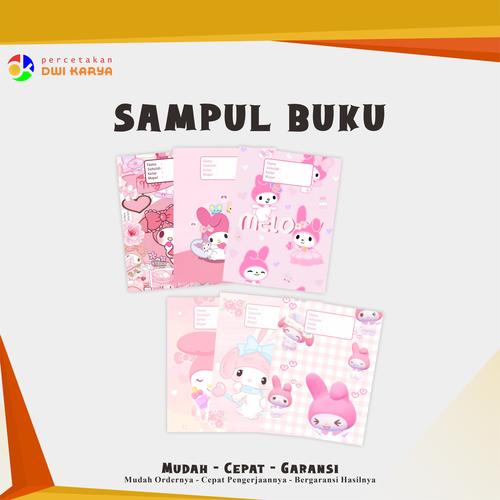 Jual [PAKET] SAMPUL BUKU KUROMI MELODY 6 LEMBAR SAMPUL BUKU AESTHETIC ...