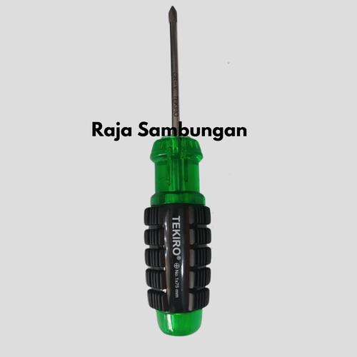 Jual Obeng Plus Kembang 1 x 75 mm Ujung Magnet Screwdriver Alat Pelepas ...