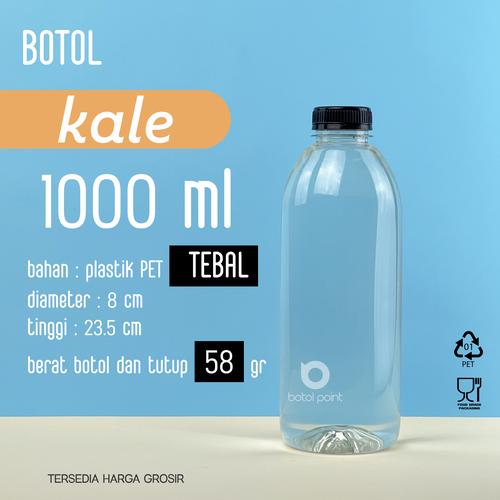 Jual Botol Kale 1 Liter TEBAL 58gr Botol plastik 1 Liter Botol Kale ...