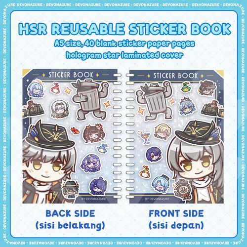Jual Buku Stiker / Sticker Sheet A5 Honkai Star Rail Penacony HSR ...