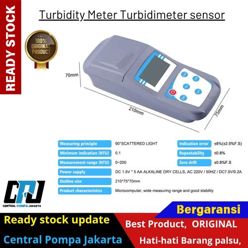 Jual Turbidity Meter Turbidimeter sensor alat ukur kekeruhan air - 0 ...