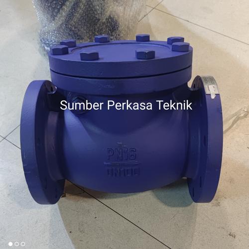Jual Swing Check Valve CI PN16 Flange 8" inch ( DN 200 ) - Jakarta ...