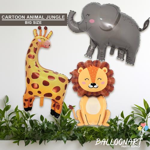 Jual [Full Body] Cartoon Animal Safari Jungle Balloon Foil Jumbo ...