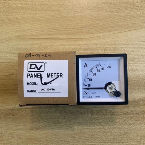 Jual Amper Meter DV Via CT/5A DV Size 72x72 ampermeter - 0-100A ...
