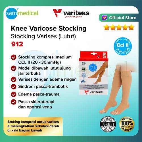 Jual Variteks Stocking Varises Open Toes CCL2 20-30mmHg LUTUT - VAR 912 ...