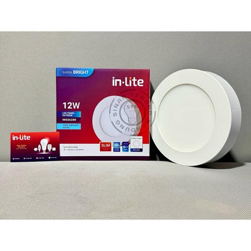 Jual LAMPU DOWNLIGHT PLAFON LED INLITE OUTBOW 12W 12 WATT BULAT ...