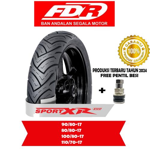 Jual Ban Tubeless FDR Sport XR Evo 70 80 90 100 110 130 140 R13 14 17 ...