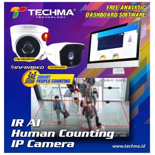 Jual TECHMA PEOPLE COUNTING AI CAMERA TERMINAL SERVER - 16 Channel ...