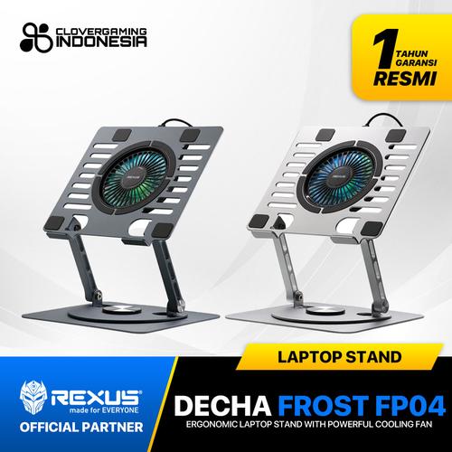 Jual Rexus Decha Frost FP04 / FP-04 Laptop Stand Alumunium with Fan ...