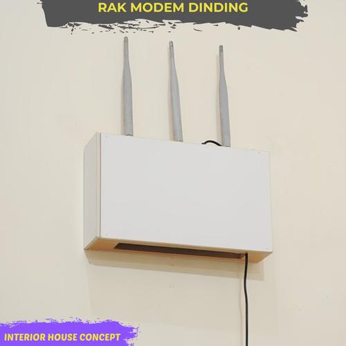 Promo Rak Modem Dinding Gantung Tempat Router Wifi Tempel Rak Modem ...