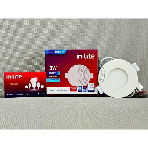 Jual LAMPU PANEL LIGHT LED INLITE INBOW BULAT 3W 3 WATT - INPS628R ...