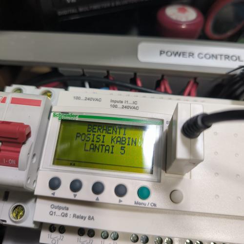 Jual Panel Control Hoist Lift PLC 5 lantai Suport Motor Traksi Motor ...