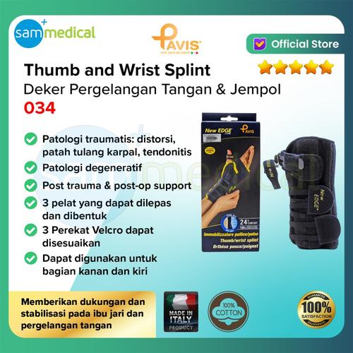 Promo PAVIS Thumb and Wrist Splint Small 034 /Deker Penyangga ...
