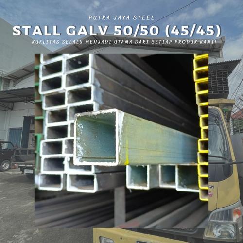 Jual PIPA KOTAK STALL GALVANIS 50/50 (45/45) BERBAGAI MACAM KETEBALAN ...