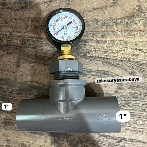 Jual Test Tekanan Air - Manometer 1" Test Tekanan Pompa Air Manometer ...