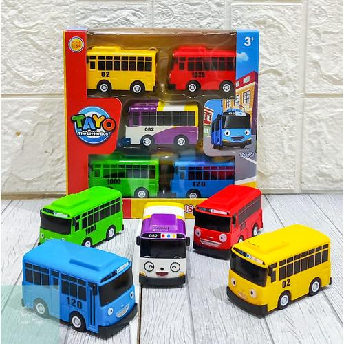 Jual Mainan Anak Bus Tayo The Litte Bus Set 5PCS Pull Back 2088-5 - Jakarta Utara - Lumi Toys ...