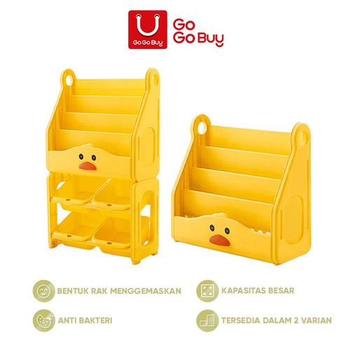 Jual Gogobuy 4 Tingkat Rak Buku Anak Model Bebek C01/C02 Baby Duck ...