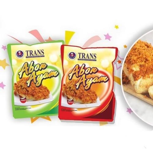 Jual ABON AYAM MERK TRANS, CHICKEN FLOSS TRANS - Pedas - Kota Bandung ...