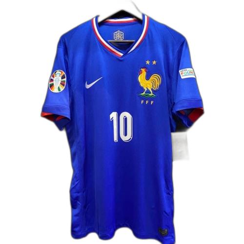 Jual Kylian Mbappe #10 France National Team Home Jersey Euro 2024 ...