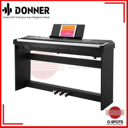Promo Donner DEP-10 Digital Piano 88 Key Semi Weighted with Furniture ...