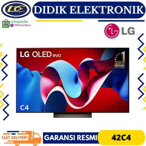 Promo LG 42C4 OLED evo C4 42 Inch 42C4PSA Smart TV UHD 4K Cicil 0% 3x ...