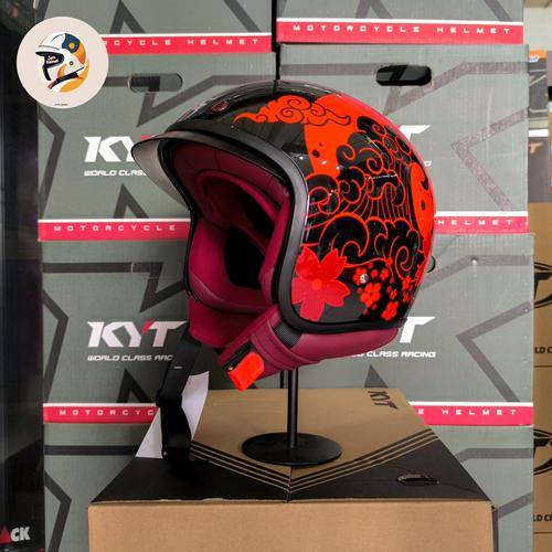 Promo Helm Jadul Klasik Retro Half Face MDS Magnum Corak Motif #2 ...
