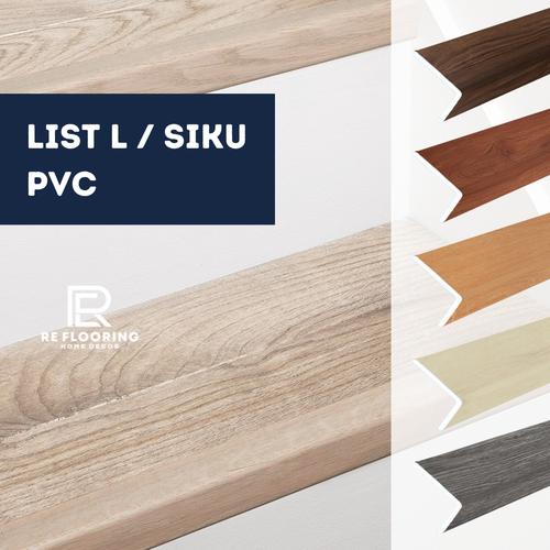 Jual List Siku L PVC - Lis Step Nosing Tangga Lantai Vinyl SPC - Jakarta Barat - RE Flooring ...