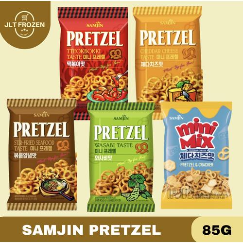 Jual Samjin Pretzel Snack Korea Pretzel / Tteokbokki / Cheddar Cheese Pretzel / Wasabi / Seafood ...