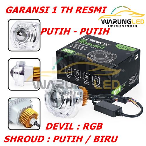 Jual BI-LED BILED PROJECTOR MOTOR 9NINE LUXIMOS BP1 35 WATT SHROUD ...