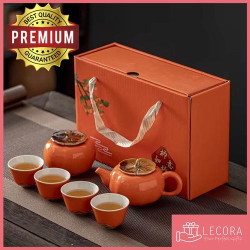 Promo [LECORA] Japanese Chinese Ceramic Keramik Teaset Teapot Teko ...