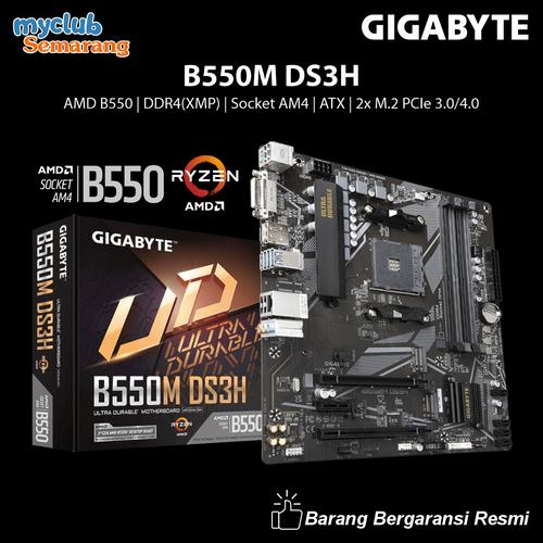 Jual GIGABYTE B550M DS3H Motherboard AMD B550 AM4 DDR4-XMP M2-NVMe HDMI ...