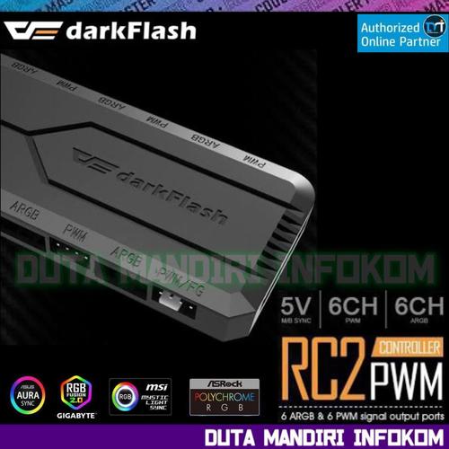 Jual darkFlash RC2 PWM Controller - 4Pin PWM 5V 3Pin ARGB - Jakarta ...