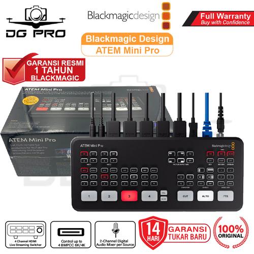 Jual Blackmagic Design ATEM Mini Pro HDMI Live Stream Switcher - DISTRI - Jakarta Pusat - DG PRO ...
