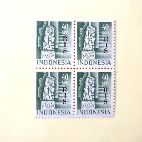 Jual Prangko/Perangko INDONESIA. 1950. c.t. RIS 40 cent. Blok-4 ...