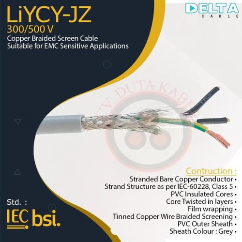 Jual Kabel LiYCY-JZ 3x0,75 mm2 @ 100 m DELTA /3x0,75mm2/3x0.75 mm2/3 x 0.75mm2 mm - Jakarta ...